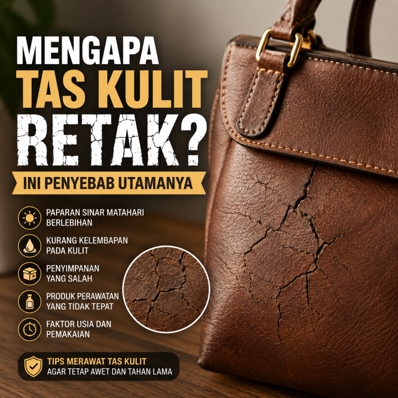 Mengapa Tas Kulit Retak? Ini Penyebab Utamanya | Tas Kulit asli Radoce.com